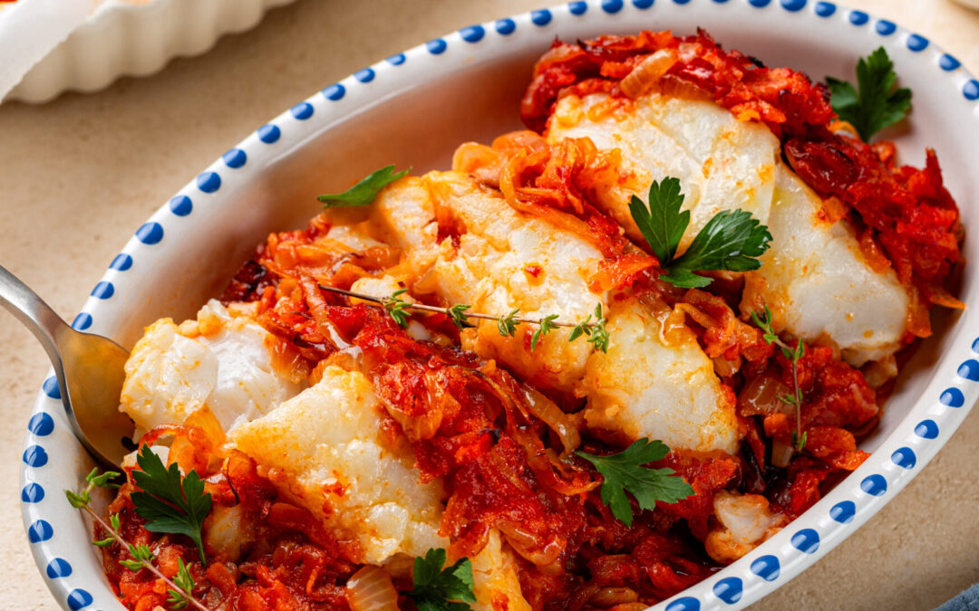 Psari Plaki (Greek Baked Fish) - Modern Mediterranean