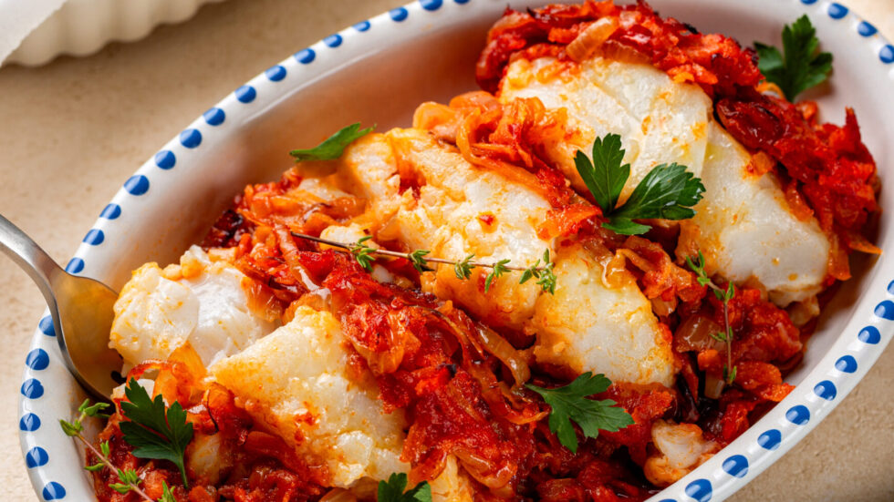 Psari Plaki (Greek Baked Fish) - Modern Mediterranean